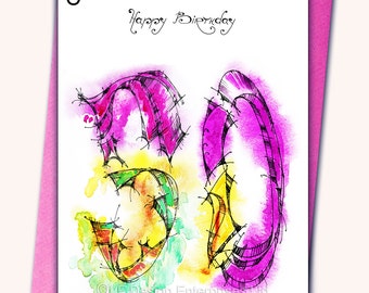 Large 50th Birthday Cards - Etsy