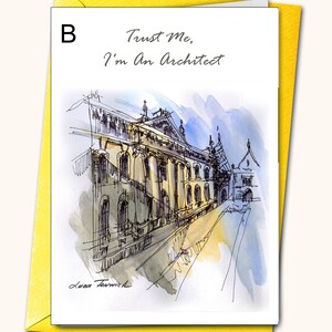 Occupations Misc, Architect, Greeting Card, Birthday, Congratulations ...