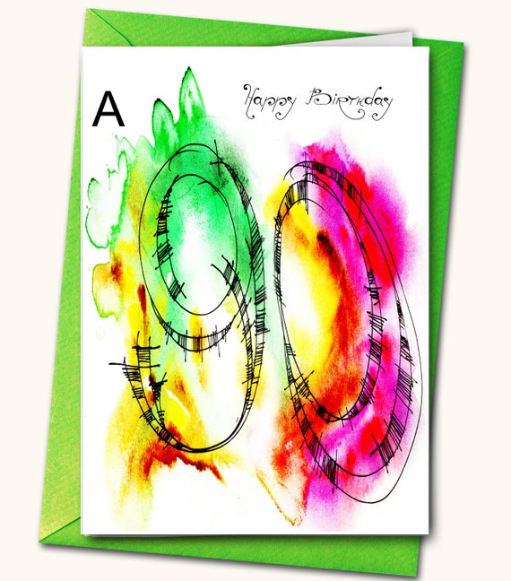 90th Birthday Greeting Card A48''x 11'' | Etsy