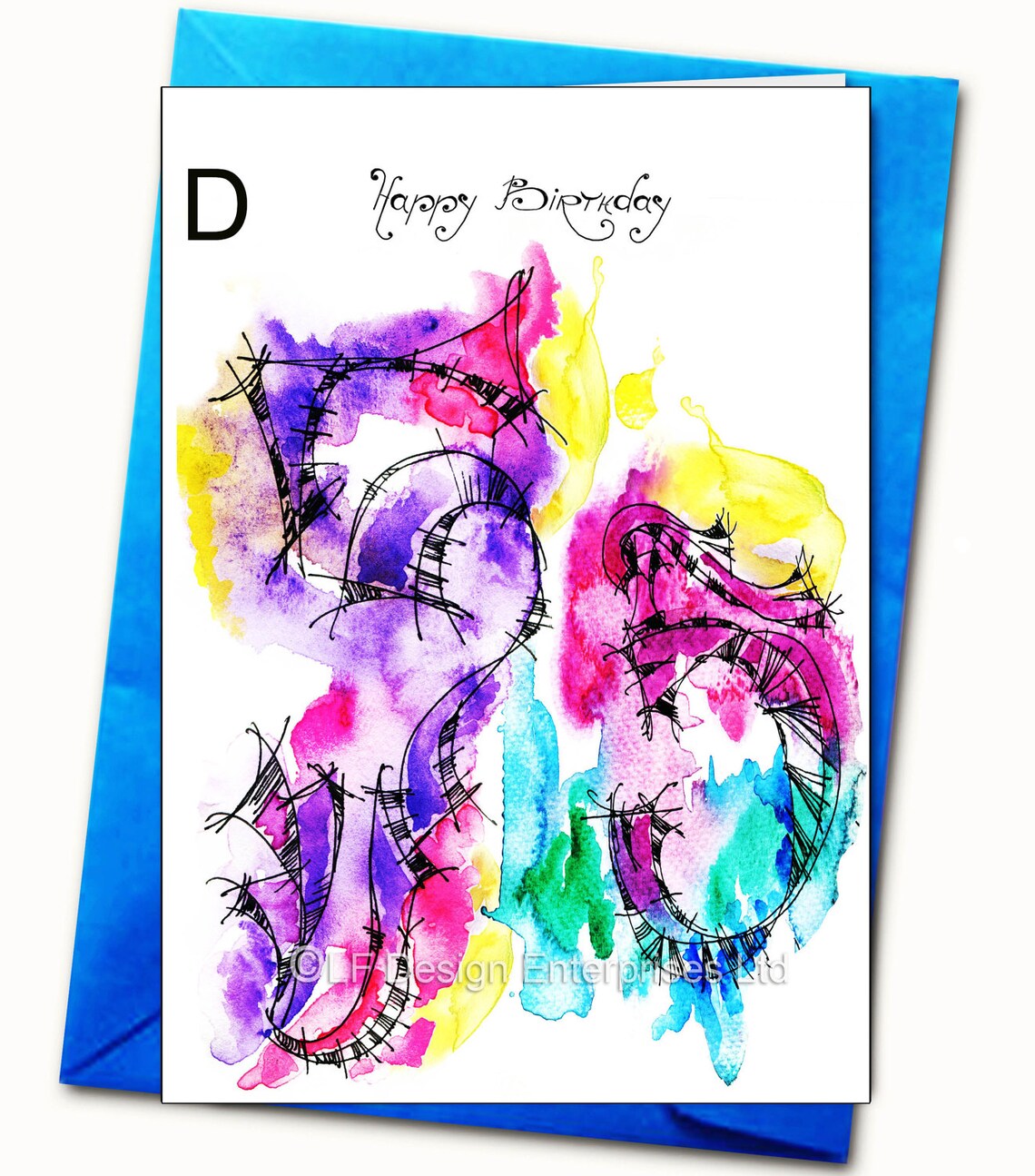 55th Birthday Greeting Card Personalised Cards Any Name on - Etsy