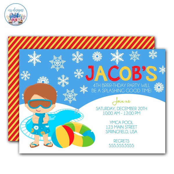 Winter Pool Party - Etsy