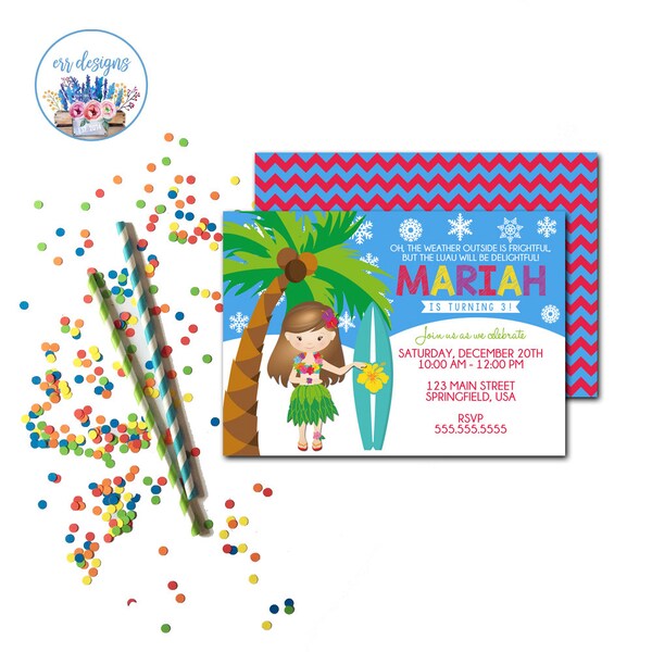 Winter Luau Party - Etsy