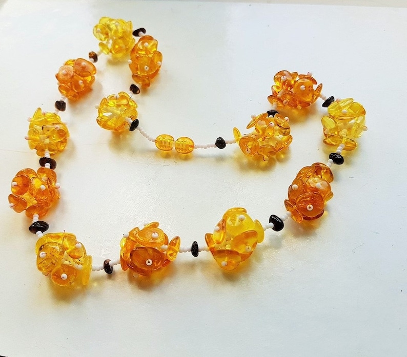 Natural Baltic Amber necklace adult Bead necklace for Women | Etsy