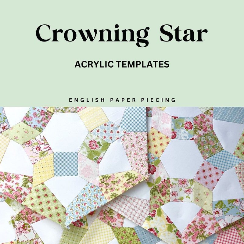 Crown Star Quilt Pattern - Etsy