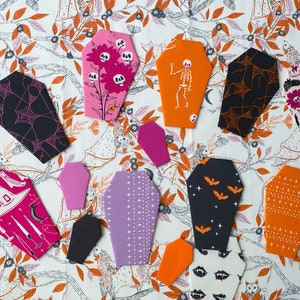 2.5 Inch Coffin Paper Pieces and Acrylic Templates - English Paper ...