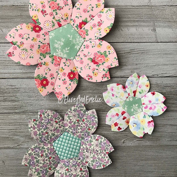 Wafers - Printable English Paper Piecing (EPP) Templates and Colouring ...