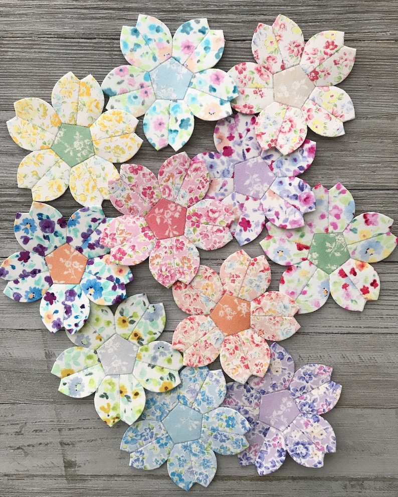 May Blossoms English Paper Piecing Templates EPP Flowers - Etsy