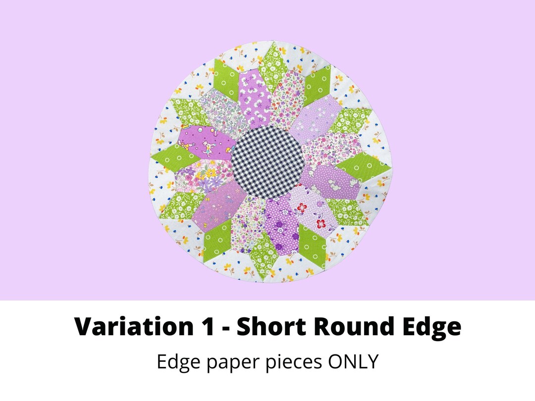 Sunseeker Edge Templates Only - Variation 1 - Short Round Edge Paper ...