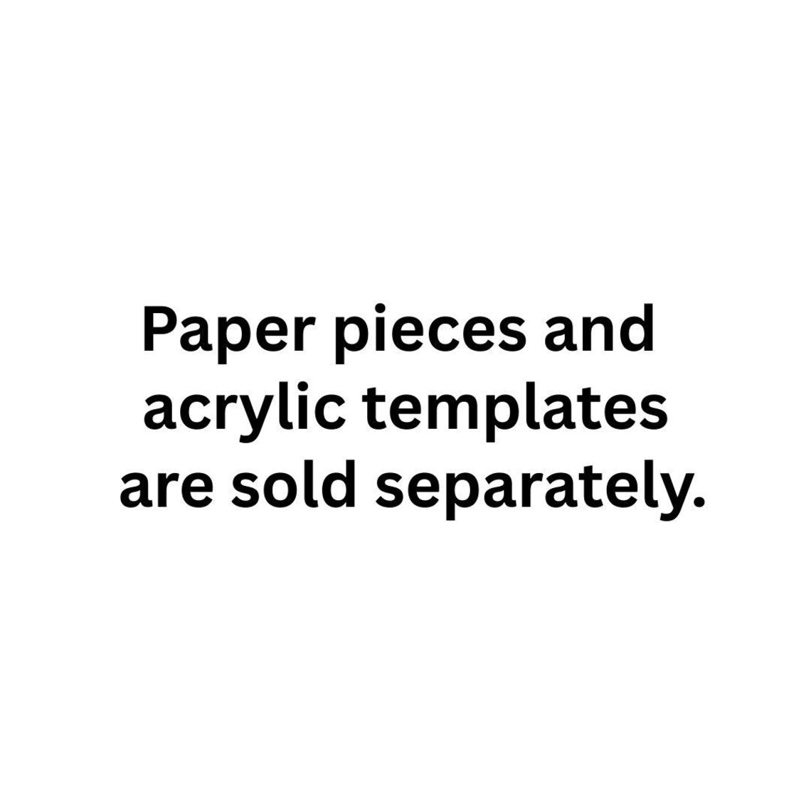 Starlet - English Paper Piecing - EPP - Paper Pieces - Acrylic ...