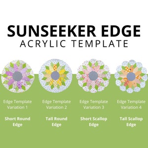Sunseeker Edge Acrylic Templates - English Paper Piecing - Acrylic ...