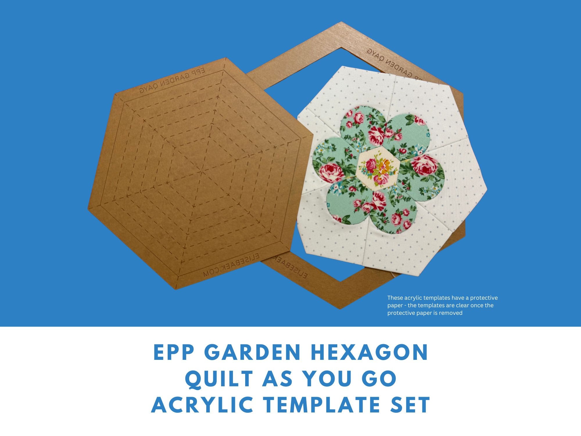 Starlet - English Paper Piecing - EPP - Paper Pieces - Acrylic ...