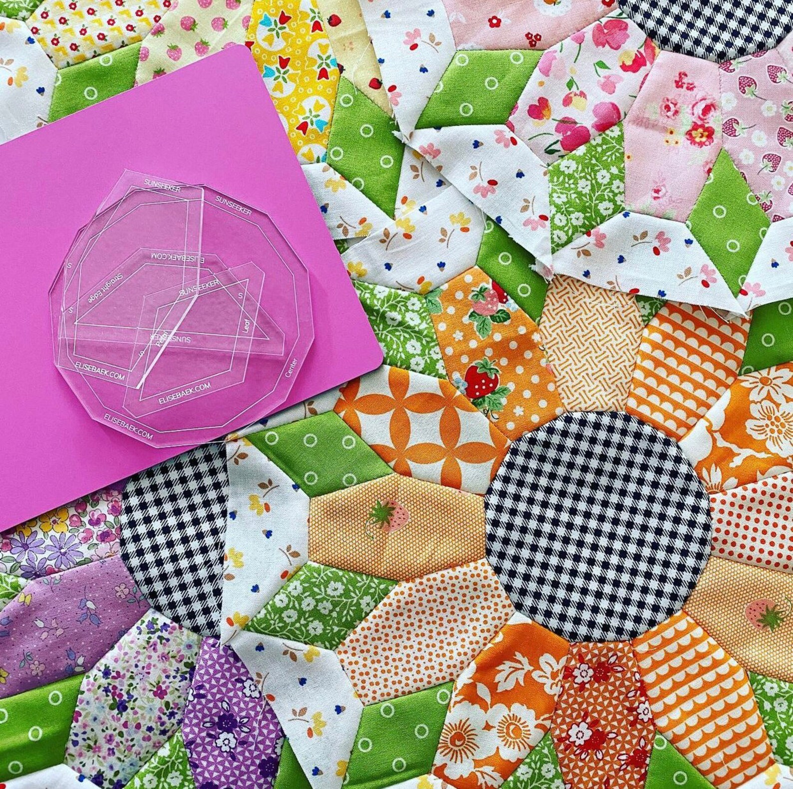 Sunseeker EPP Quilt Pattern: English Paper Piecing (PDF Download) - Etsy