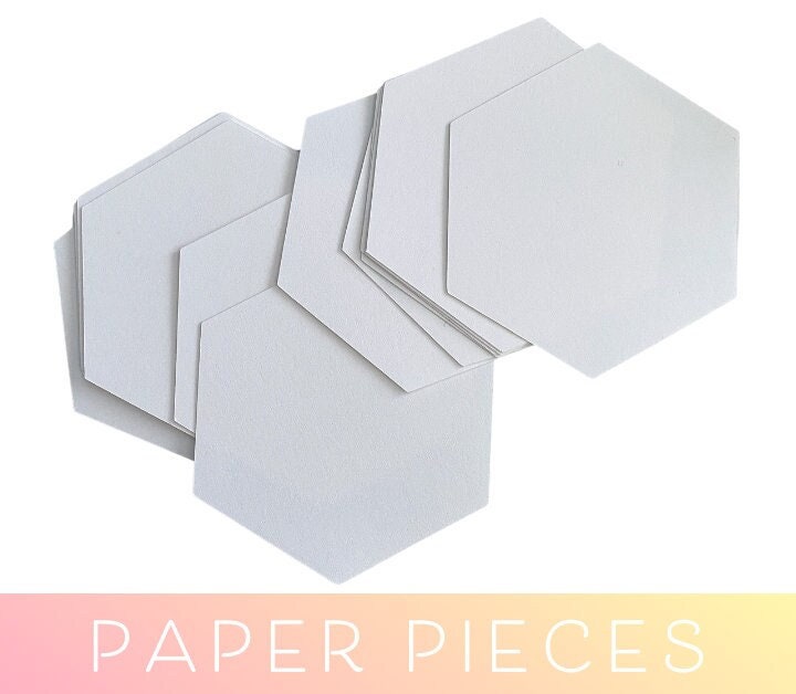 1.5 Inch Hexagon Paper Templates - English Paper Piecing - Etsy
