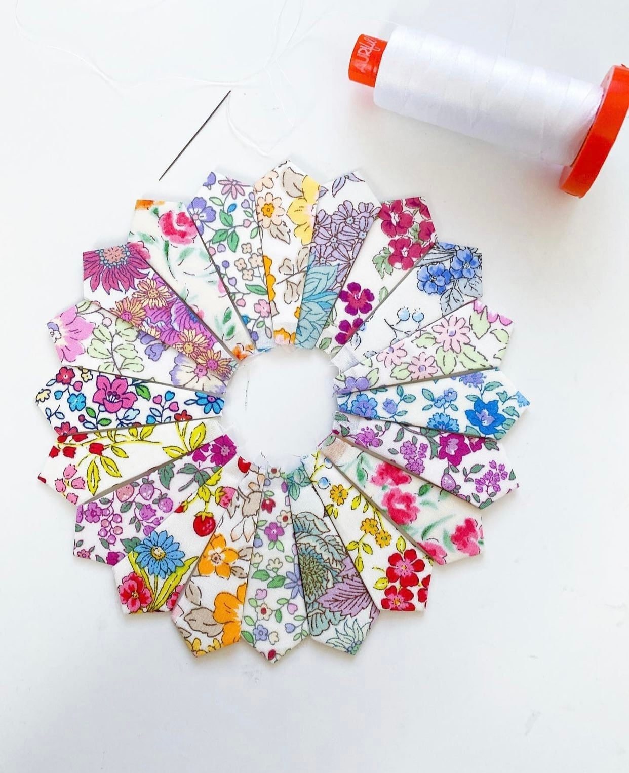 Expanding Dresden Plate Paper Templates: 5 Rounds EPP - Etsy