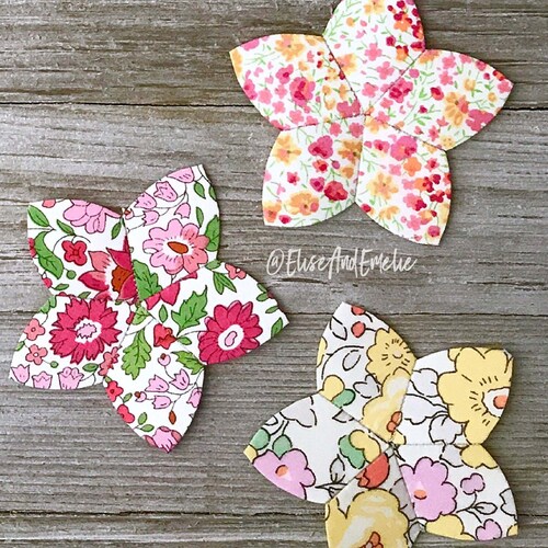 Blooming Star English Paper Piecing Templates EPP Flowers - Etsy