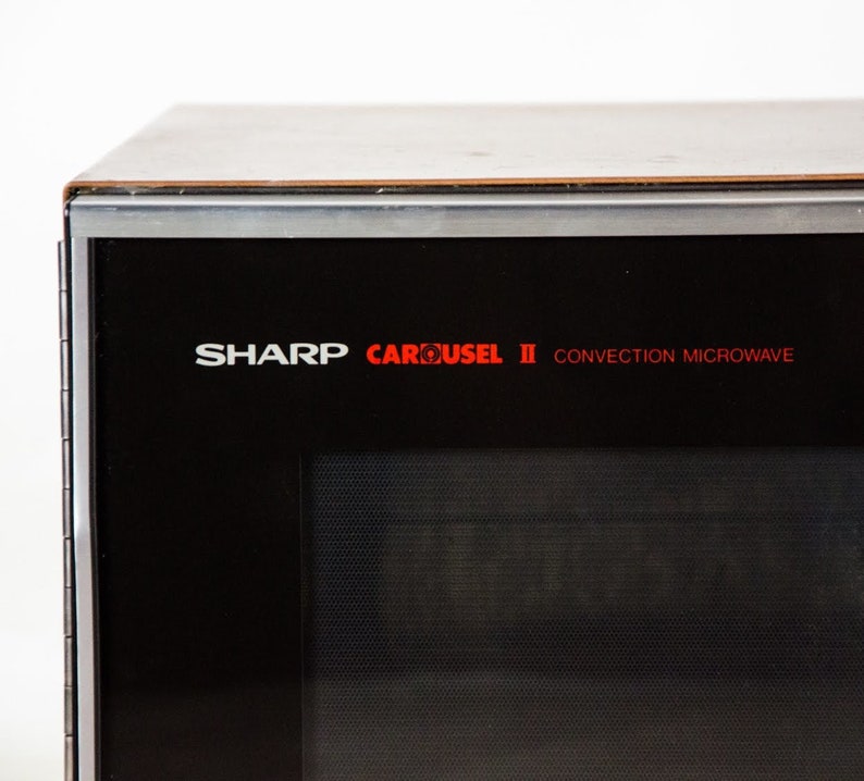 Sharp Carousel II R-8460 Wood Panel Convection Microwave - Etsy