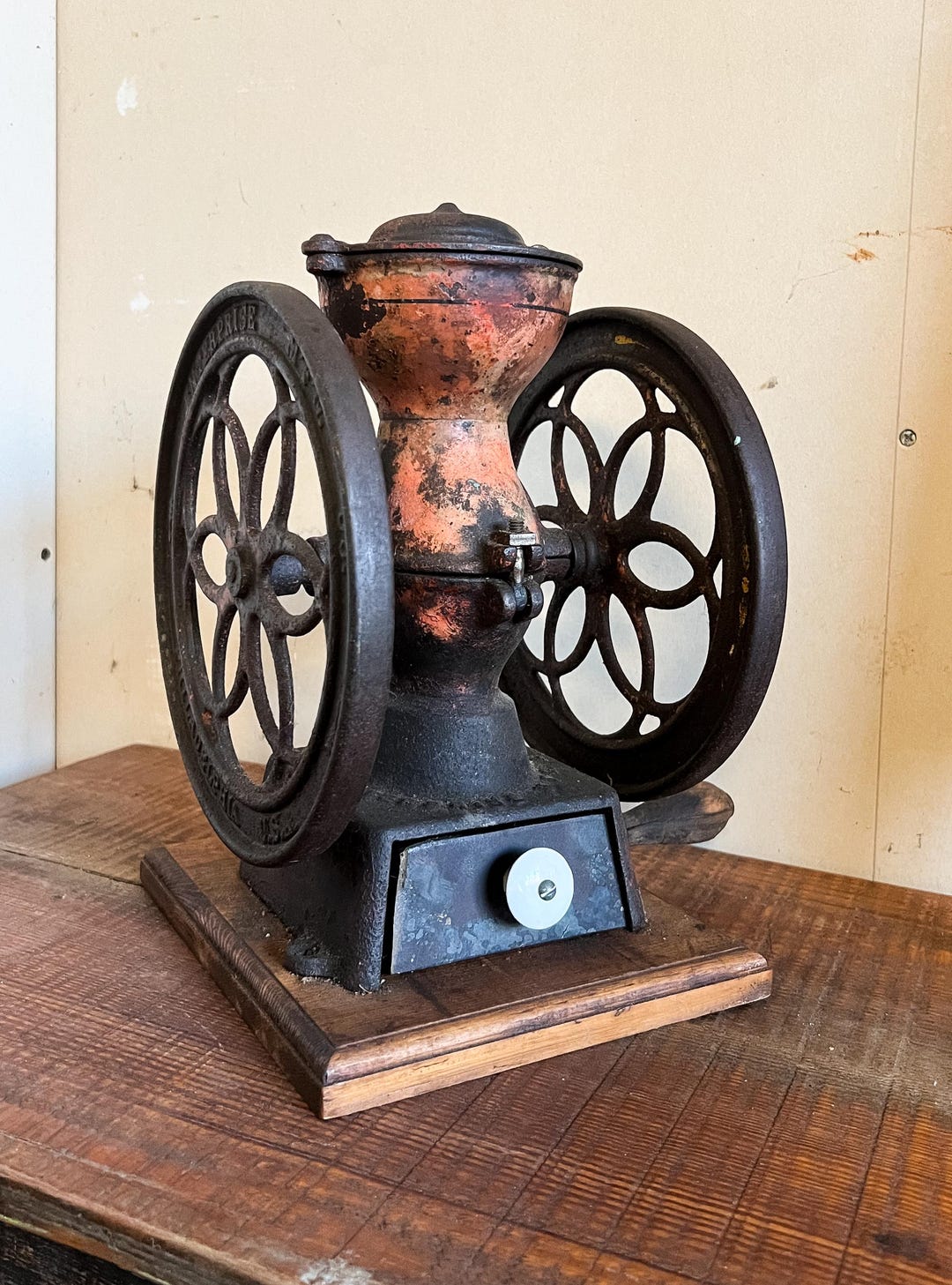Antique Enterprise Mfg Co Coffee Grinder - Etsy