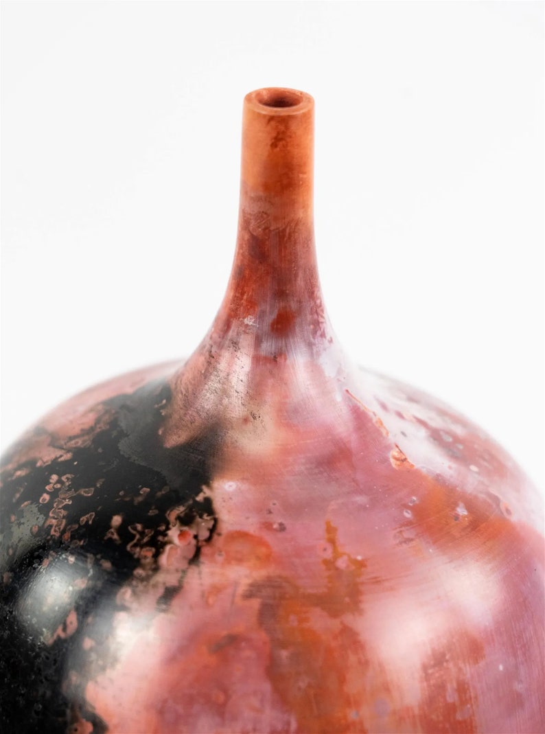 Bob Green Raku Ceramic Vase - Etsy