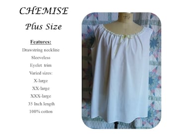 Plus Size Chemise - Etsy