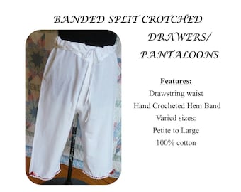 Split Crotch Drawers | Etsy