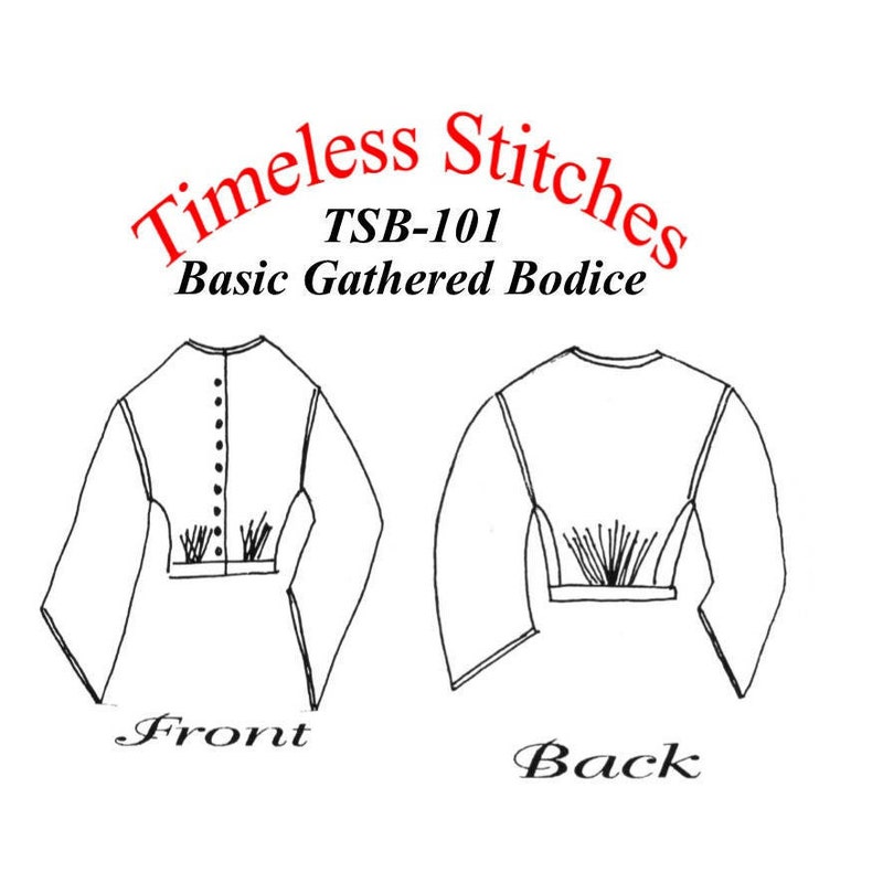 Gathered Bodice - Etsy