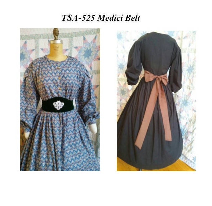 Medici Belt /19th Century Pattern/ Timeless Stitches Sewing Pattern TSA ...