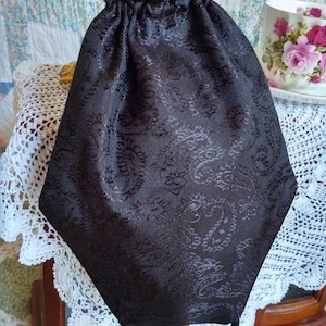 Reticule Drawstring Bag, 19th Century Victorian Purse, Evening, Civil ...
