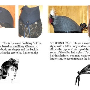 Glengarry - Scotch Cap /19th Century Headwear Pattern/ Timeless ...