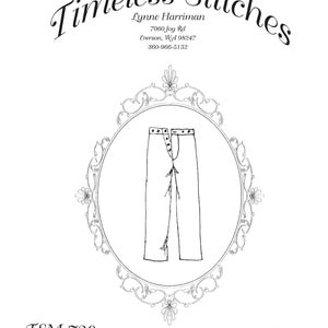 Military Trousers/ Civil War Era Military Trouser Pattern Timeless ...