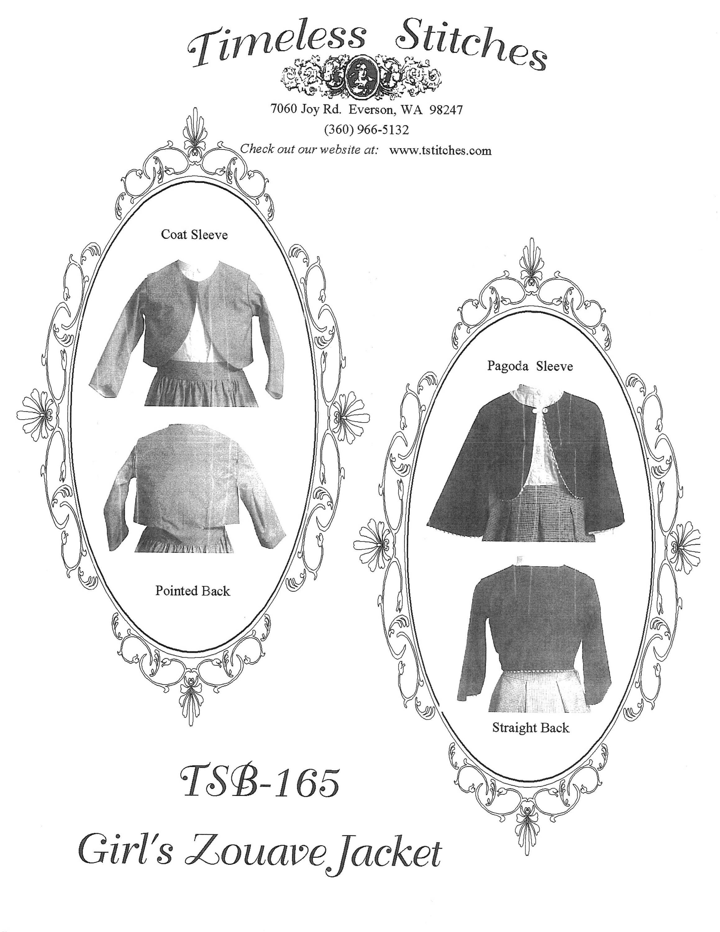 Girl's Zouave Jacket /19 Th Century Girls Jacket/ Timeless | Etsy