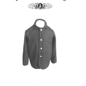 Union Sack Coat/ Civil War Era Military Sack Coat Pattern/ Timeless ...