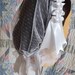 White Lace Fanchon Styled Day Cap With White Satin Ribbon Trim- Daycap ...