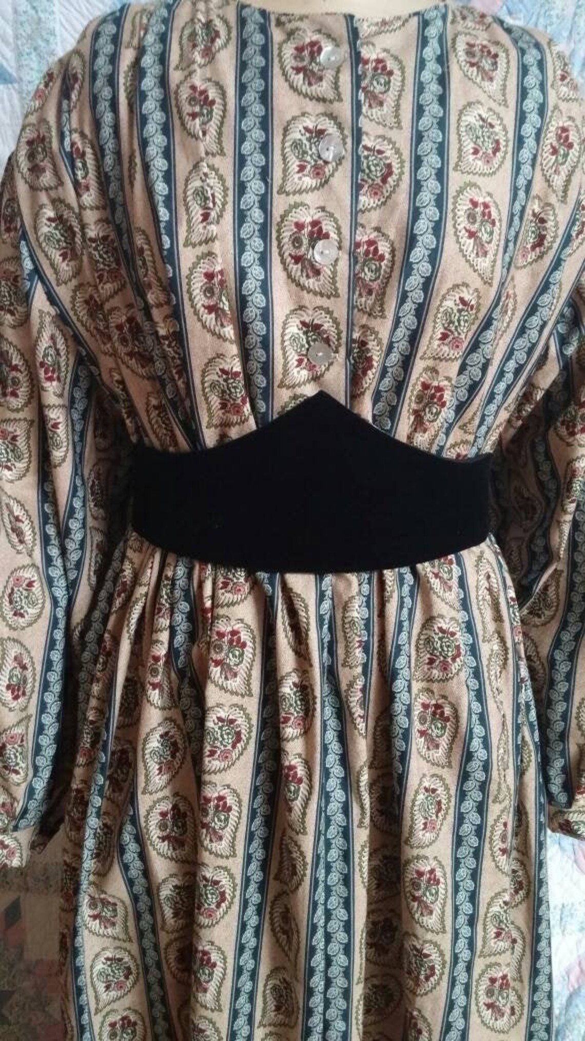 Plain Black Velvet Medici Belt Pointed OR Curved - Etsy