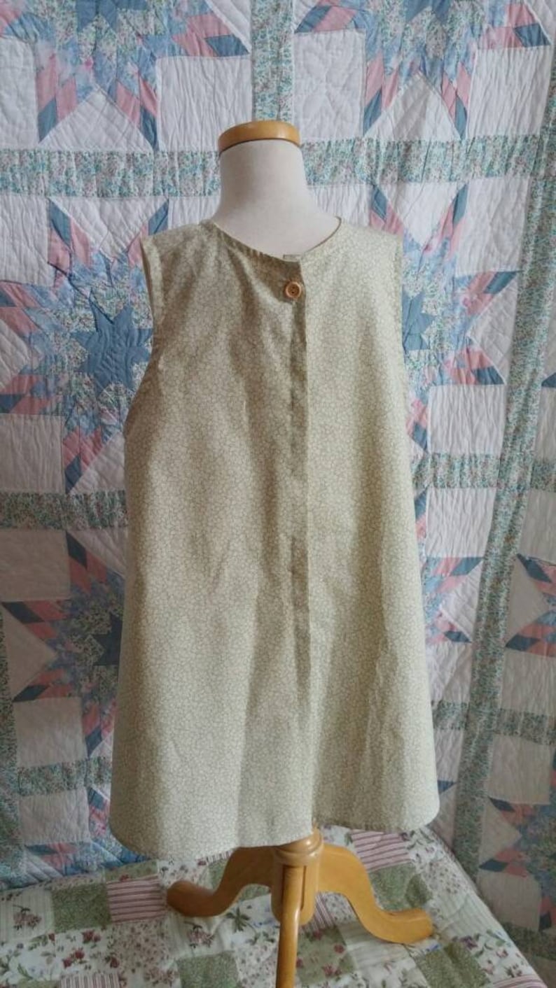 Girl's Pinafore and Bonnet MADE TO ORDER 19th Century - Etsy