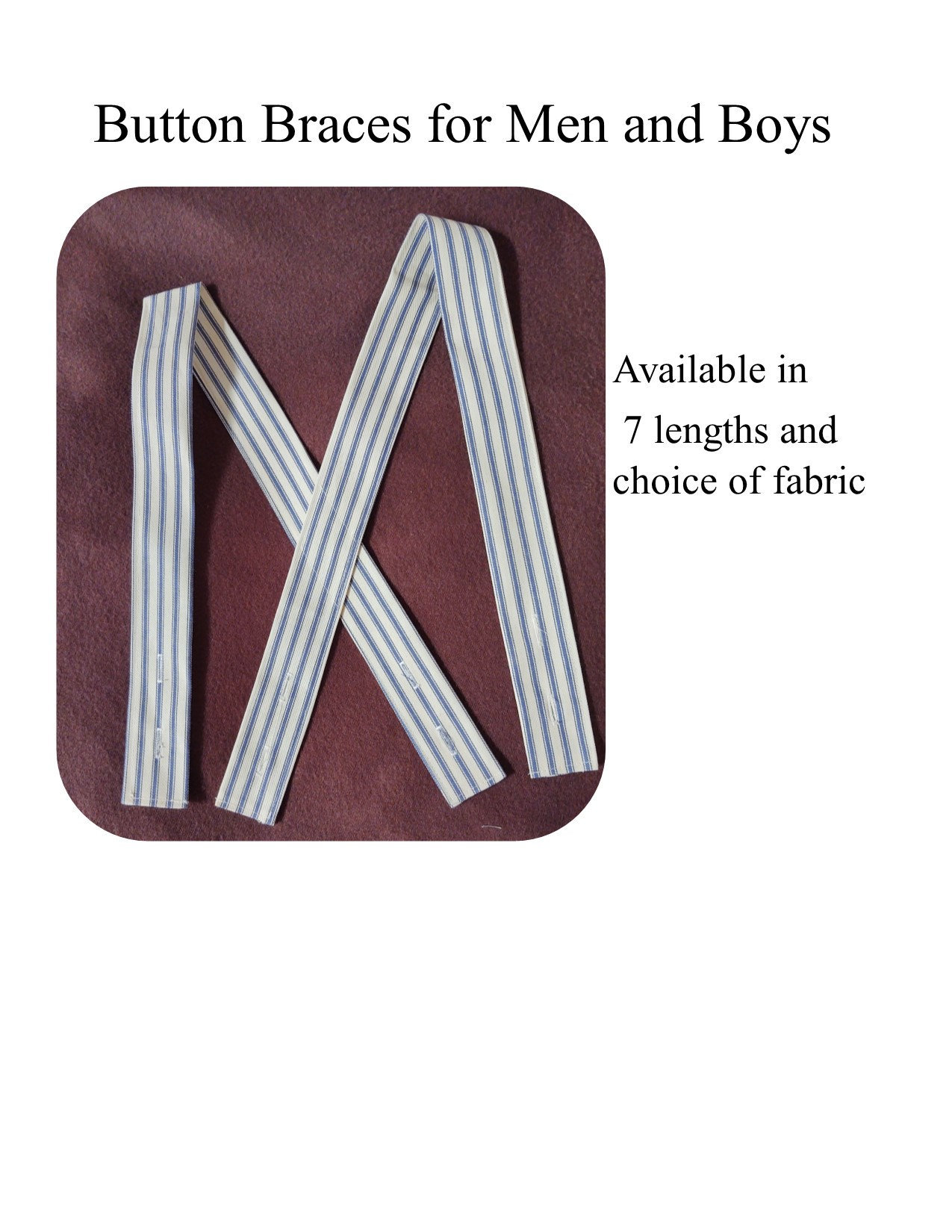 Button Braces/ Suspenders for Men and Boys Victorian 19th - Etsy