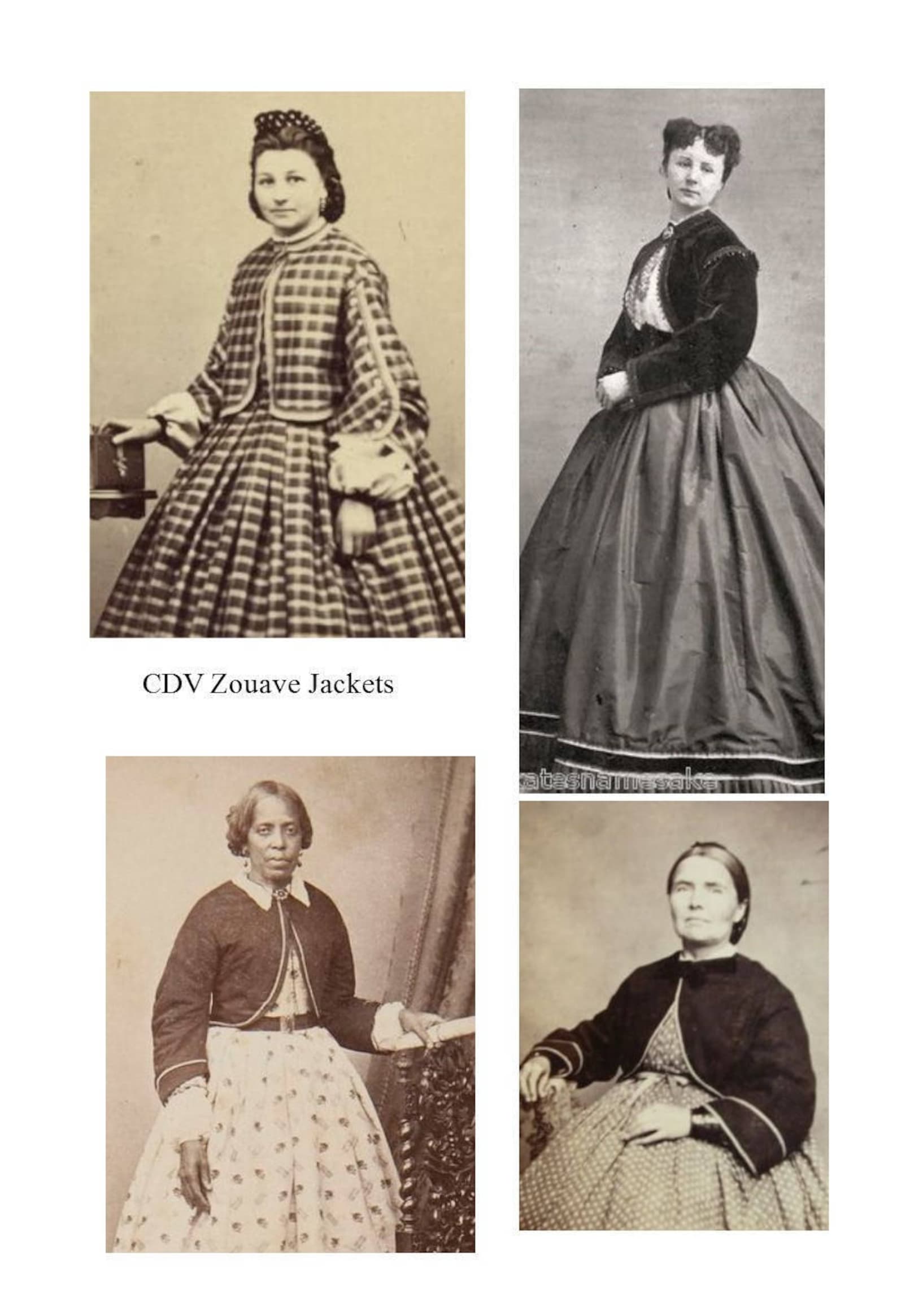 Zouave Jacket /mid 19th Century/ Civil War Era Bodice - Etsy