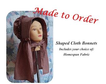Ladies Bonnet Red Buffalo Plaid - Etsy