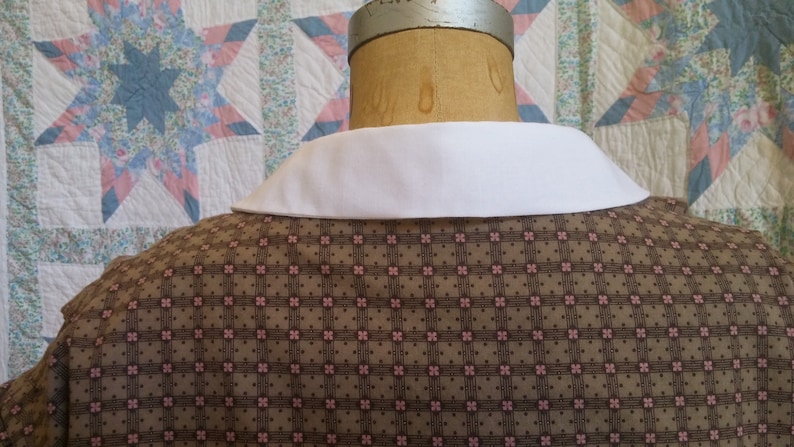 Cotton Cross-over Collar and Sleeve Jockey Undersleeve | Etsy