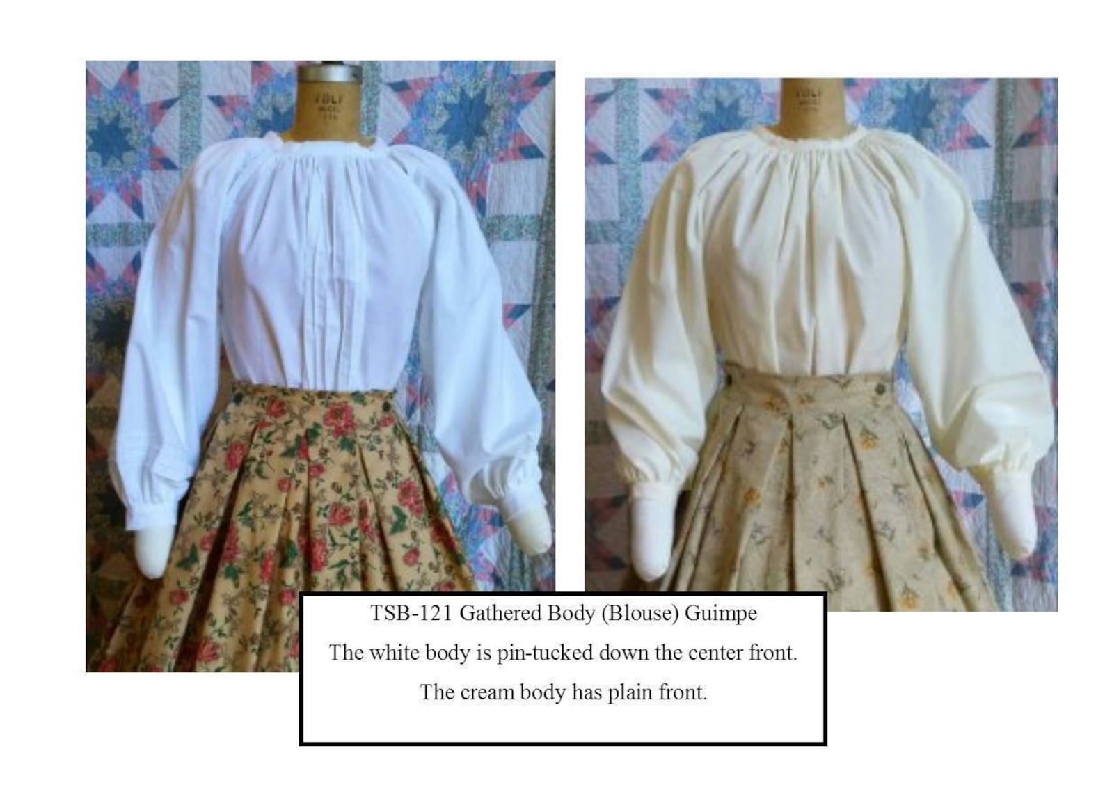 Gathered Body blouse Guimpe / 19th Century/ Civil War Era | Etsy