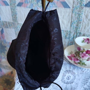 Reticule Drawstring Bag, 19th Century Victorian Purse, Evening, Civil ...