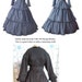 Basque Bodice /mid- 19th Century/ Civil War Era Bodice Pattern ...