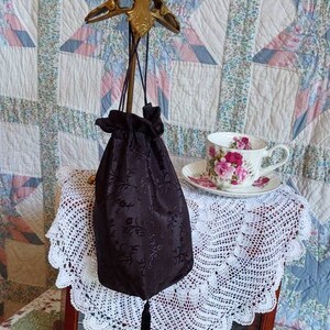 Reticule Drawstring Bag, 19th Century Victorian Purse, Evening, Civil ...