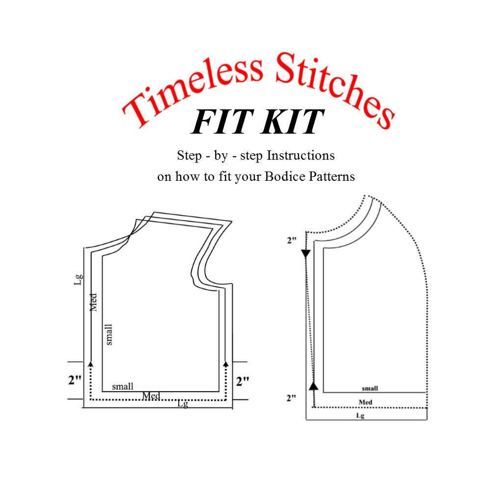 FIT KIT - How to Fit Your Bodice Patterns/ Timeless Stitches Sewing ...