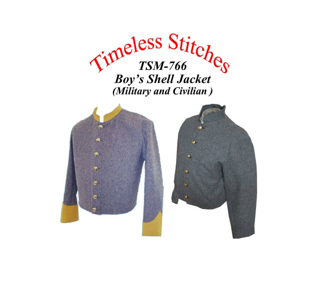 Boy's Shell Jacket (military and Civilian) / Civil War Era Boy's Shell ...