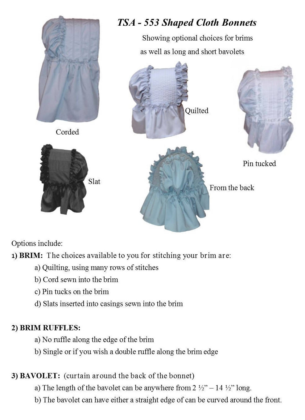 Shaped Cloth Bonnet /19th Century Cloth Bonnet Pattern/ - Etsy