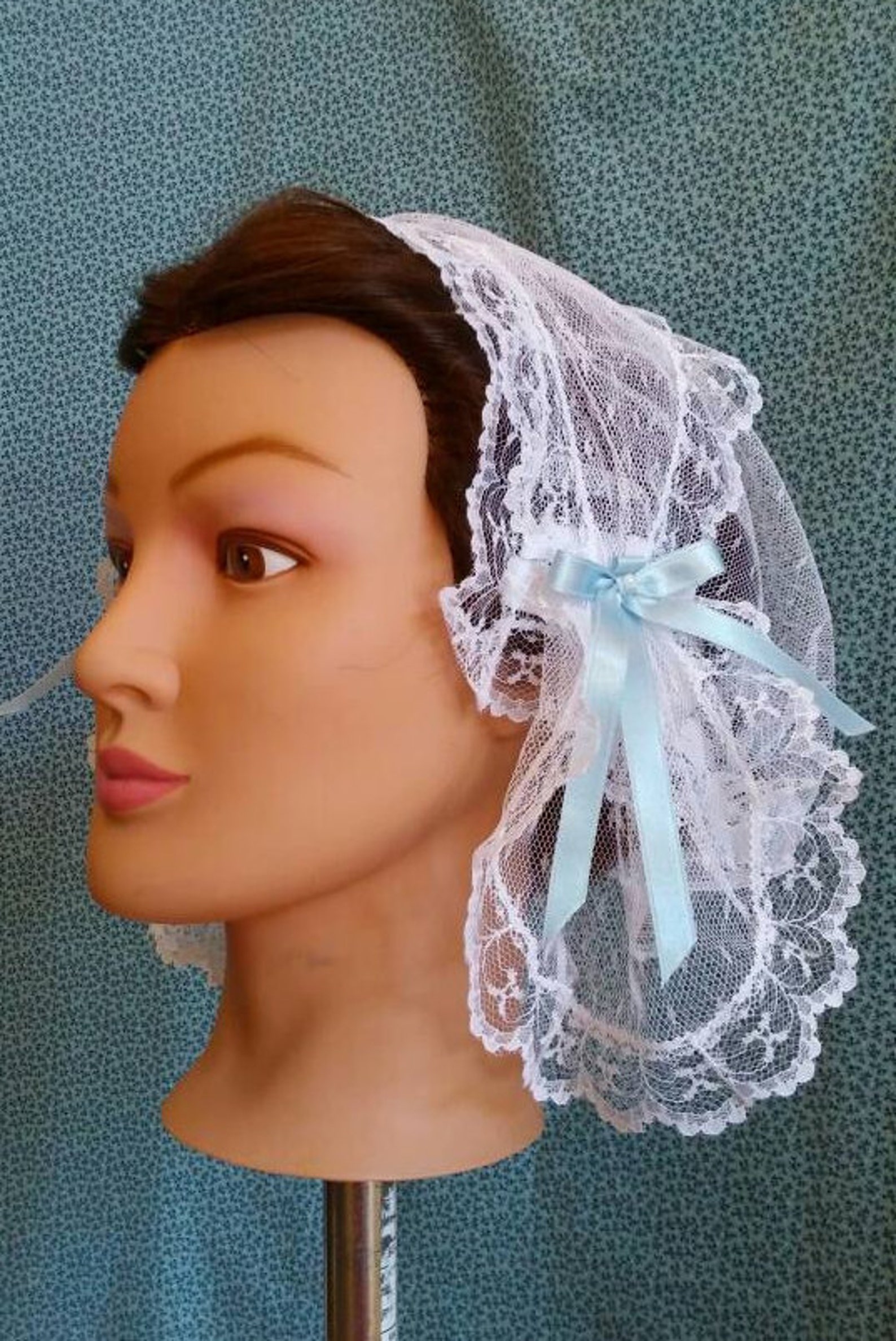 Lacy Daycap With Short Lappets - Day Cap, Historical Headwear, Civil ...