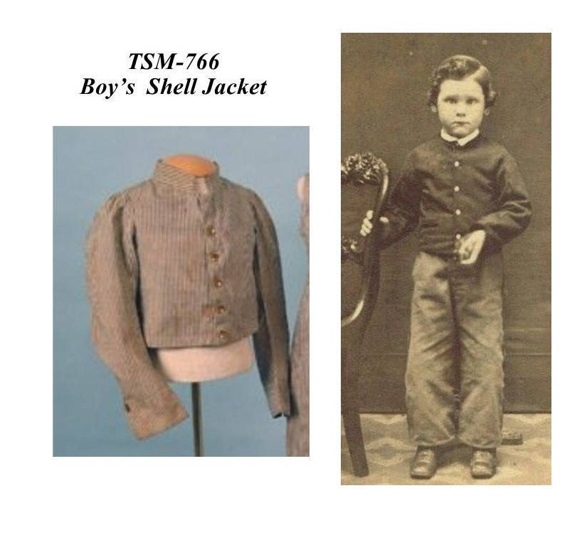 Boy's Shell Jacket military and Civilian / Civil War Era - Etsy