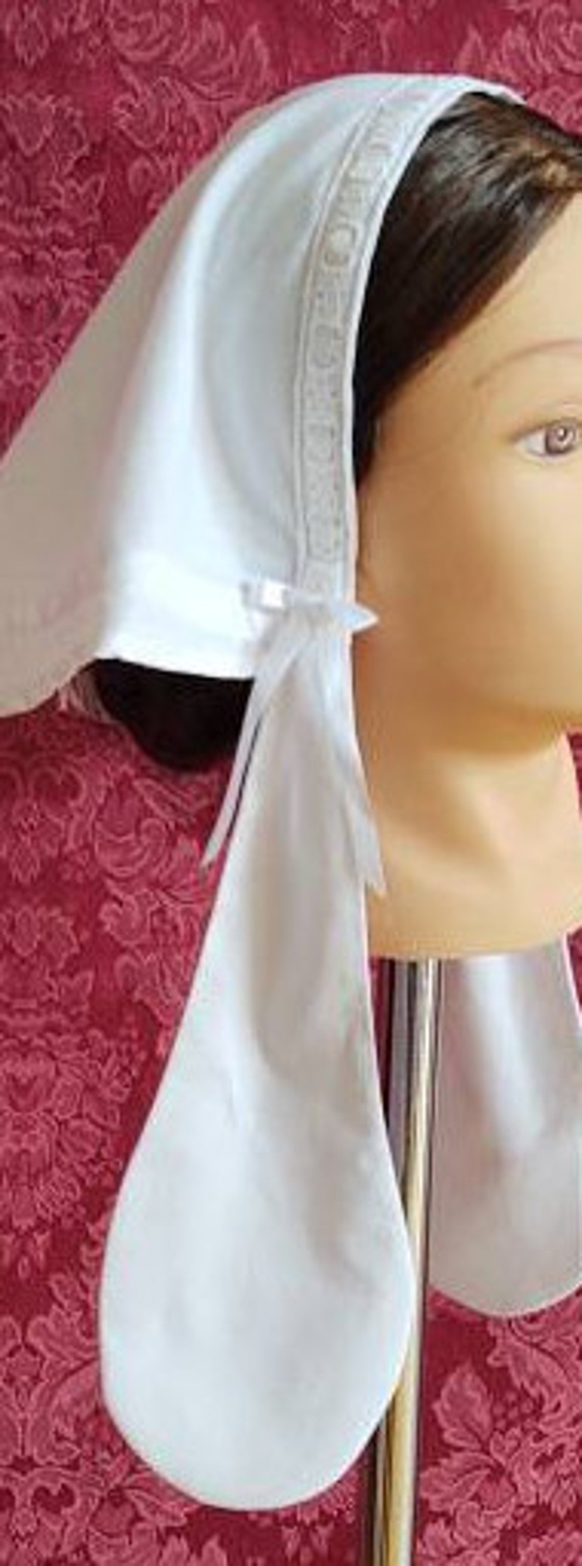 Cotton Fanchon Styled Day Cap With Lappets - Daycap - Fanchon ...