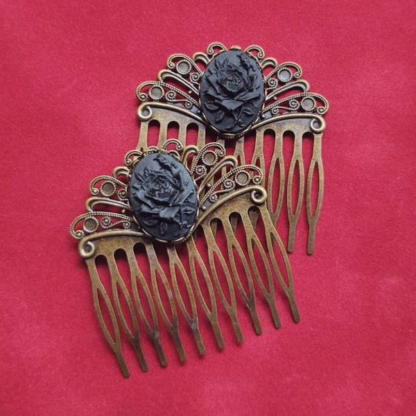 Victorian Hair Comb - Etsy