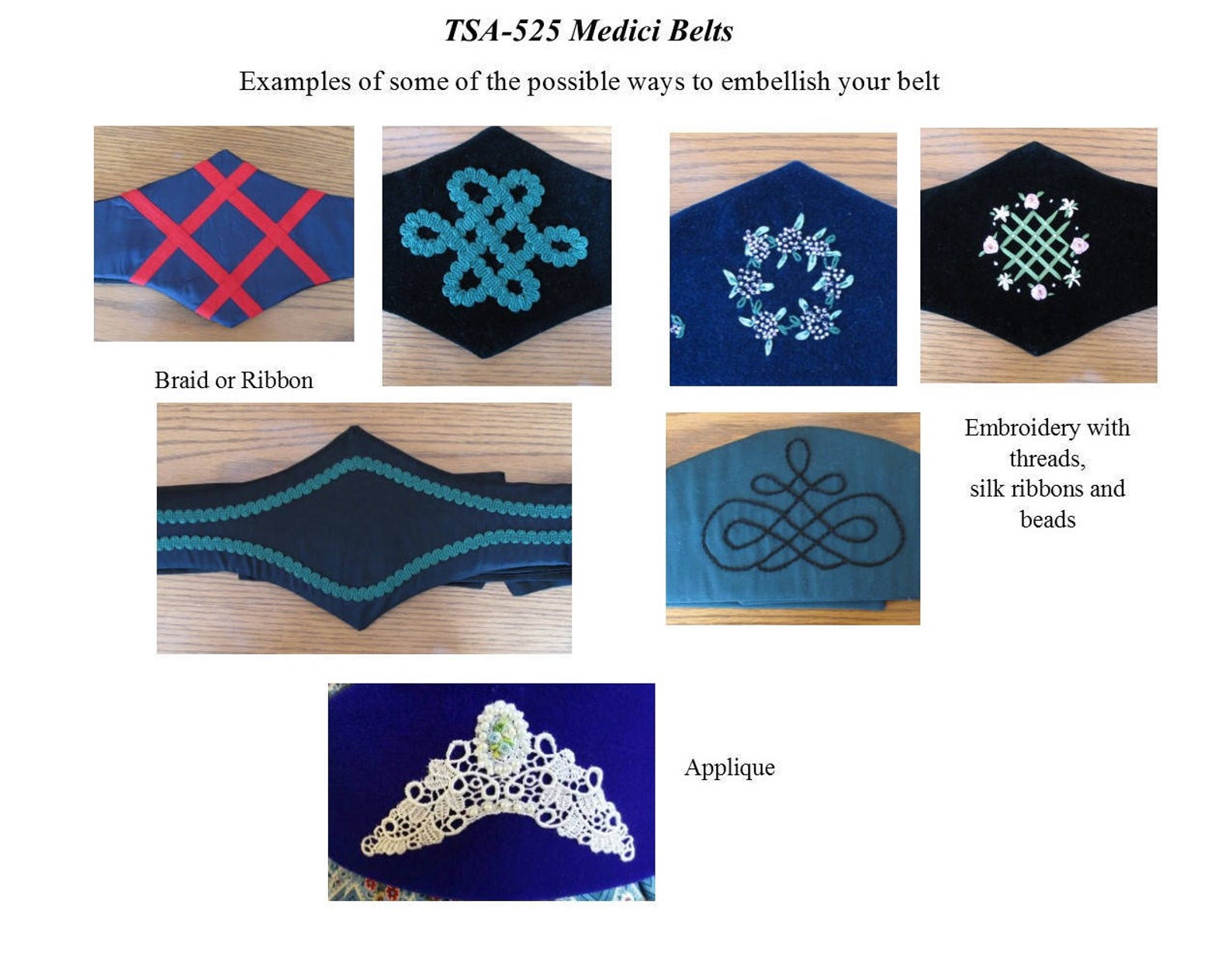 Medici Belt /19th Century Pattern/ Timeless Stitches Sewing Pattern TSA ...